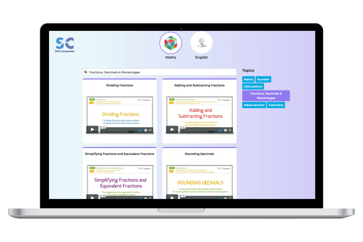 SATs Companion | Year 6 Catch Up | Year 6 Intervention | KS2 Practice